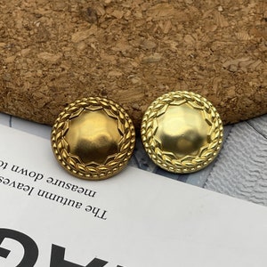 5PC Vintage Buttons, Texture Buttons，fashion Coat Button， Decorative ...