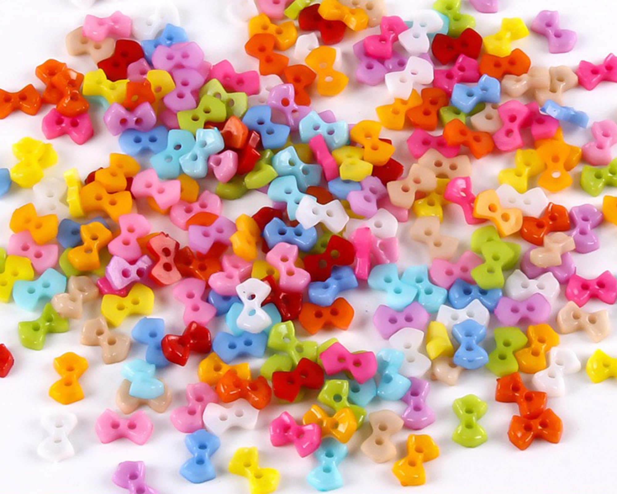 6mm Micro Mini Buttons-mix Color Small Button-super Tiny Plastic Button ...