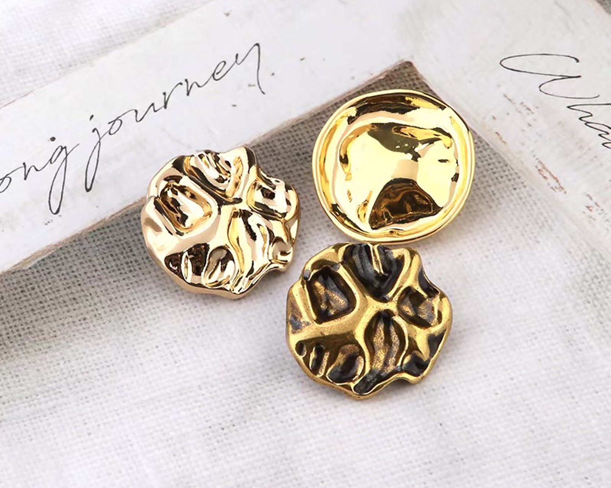 5PC Texture Buttons，fashion Coat Button， Decorative Buttons，clothing ...