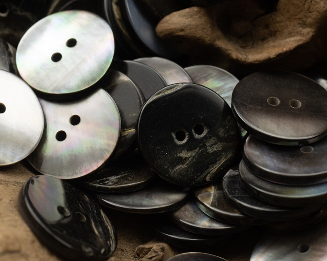 5PCS Natural Shell Buttons Fashion Sewing Buttons for Shirts Coats ...
