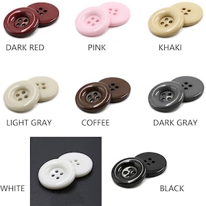 20pcs Candy Button，colorful Buttons-plastic Assorted Round Buttons ...