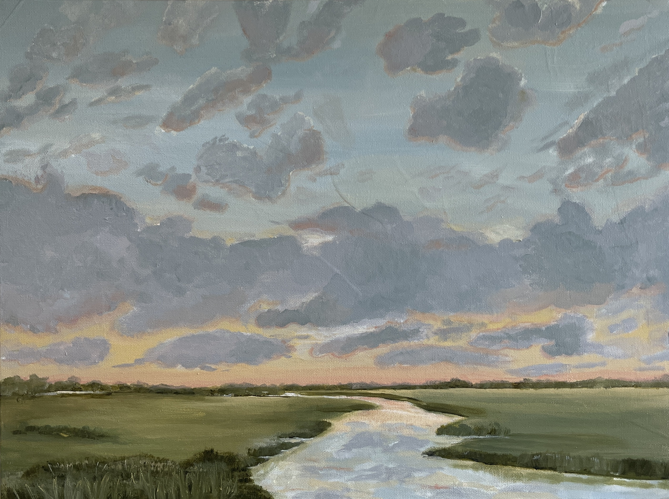 Marsh Landscape Print Set: Lowcountry Giclee Art on Watercolor Paper - Etsy
