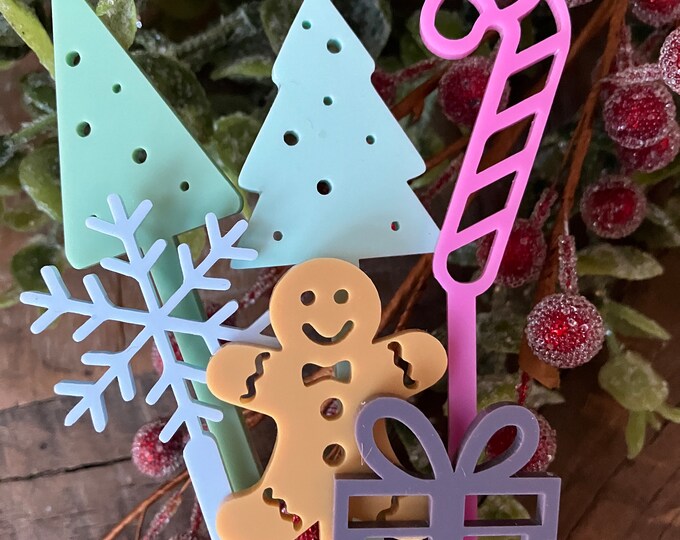 Christmas Party Drink Stirrers, Christmas Stir Sticks, Holiday Party ...