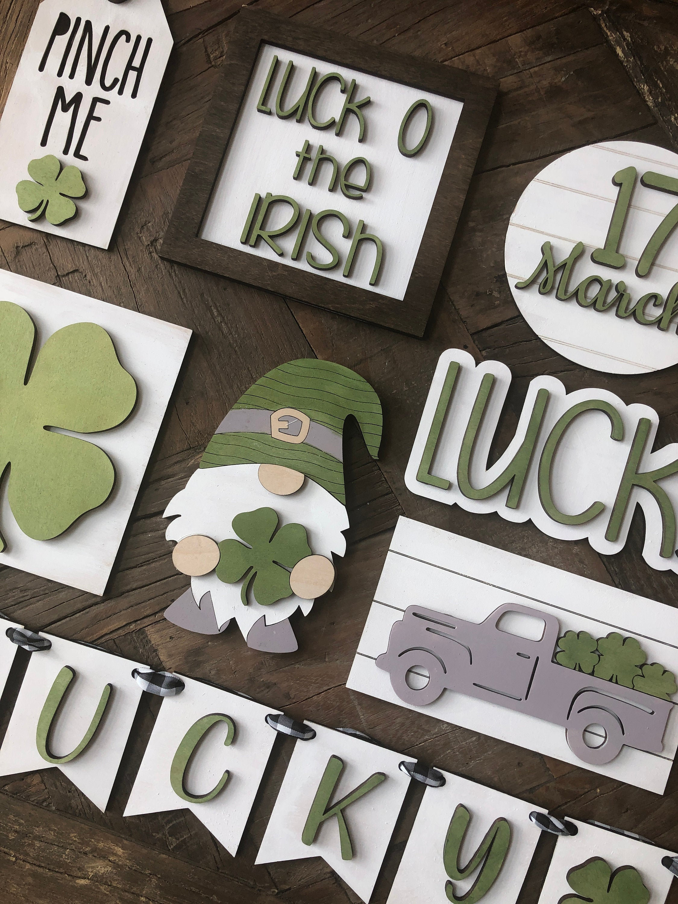 St. Patrick's Day Tiered Tray Bundle St. Patrick's | Etsy