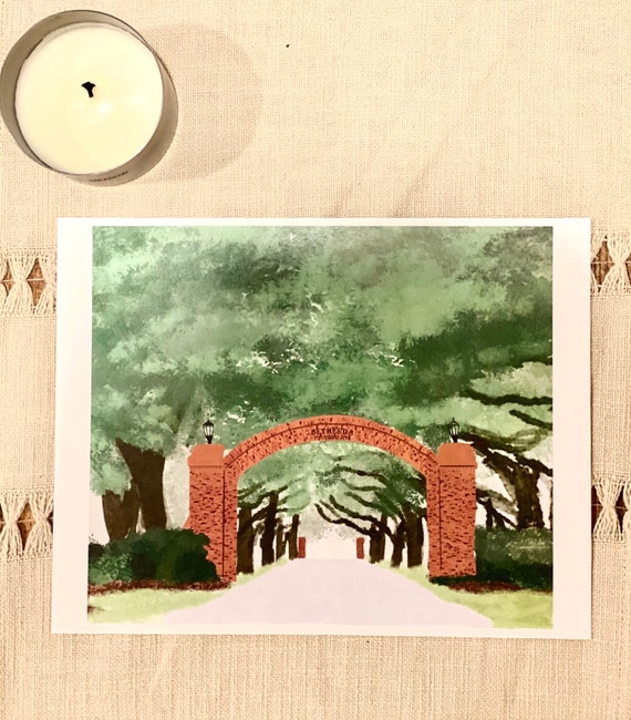 Bethesda Arch Print Savannah Georgia | Etsy