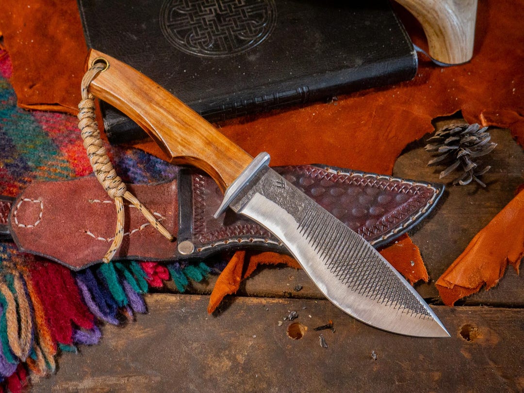 Hand Forged Farrier's Rasp Kukri Style Knife - Etsy