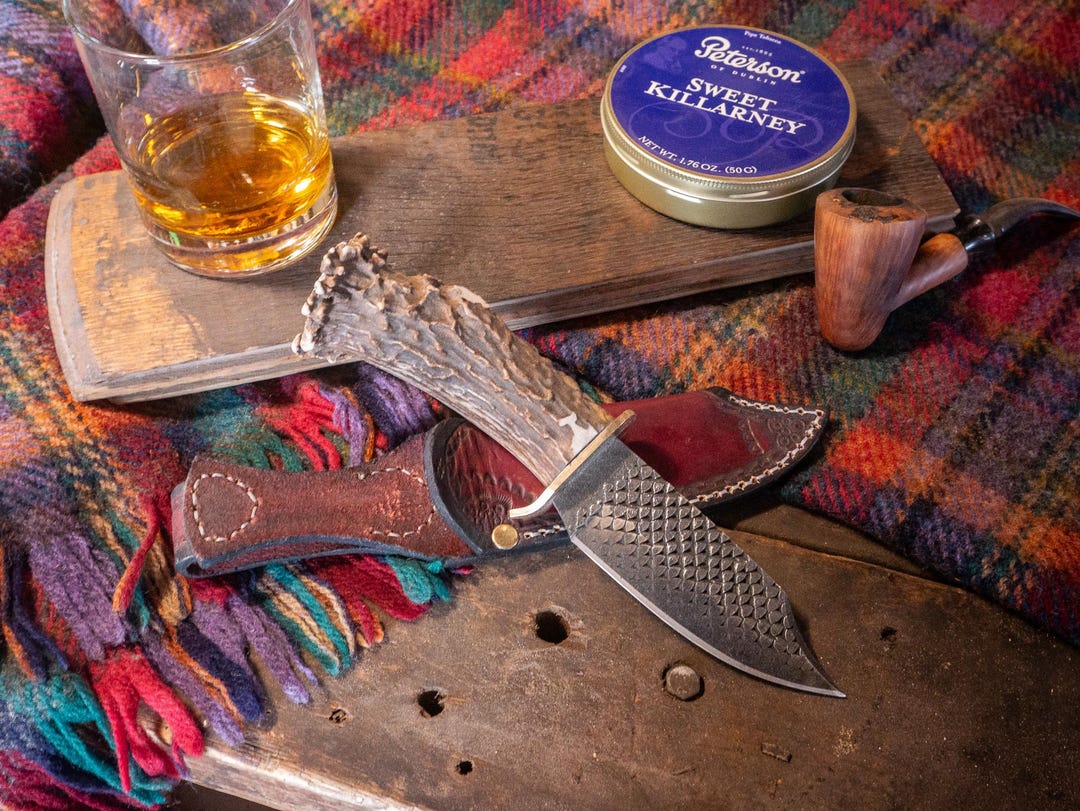 Hand Forged Bowie Knife, Recycled Farrier's Rasp - Etsy