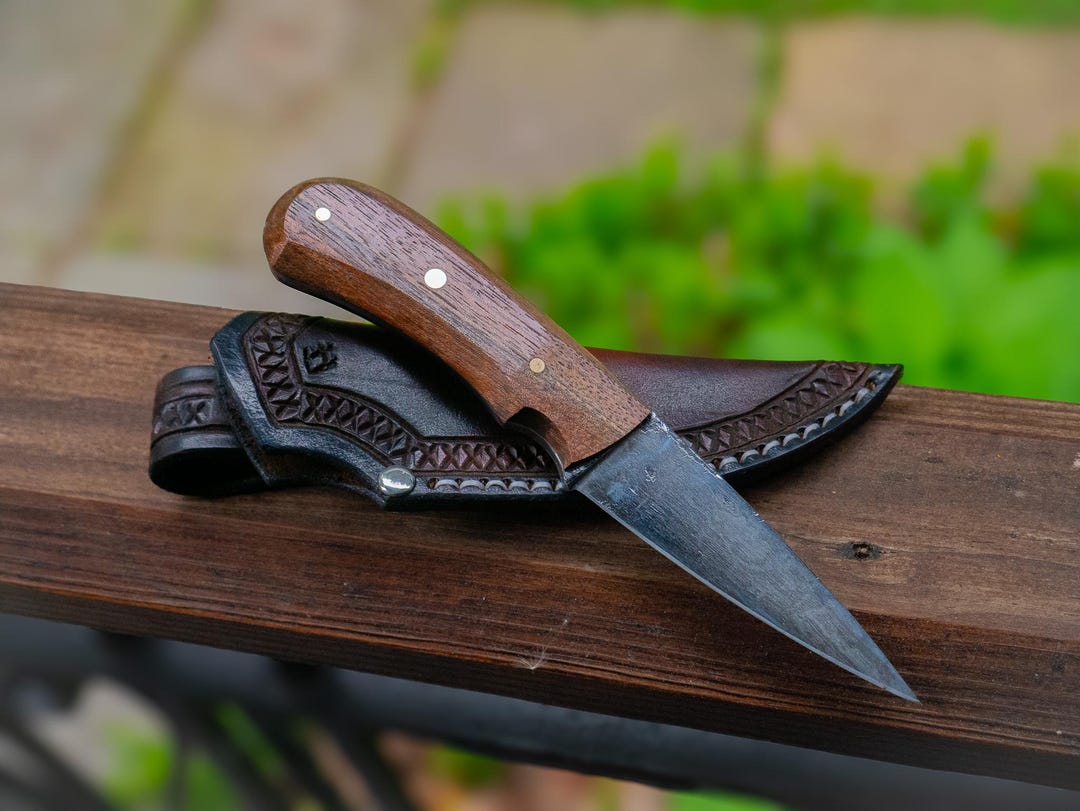 Hand-forged EDC Knife From Reclaimed Chisel – Multi-layered Tool Steel ...