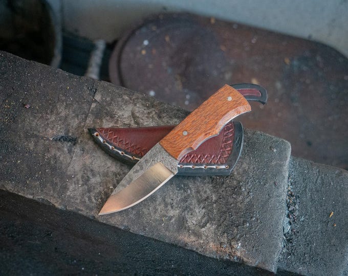 Hand Forged Boot Knife With Boot Sheath Etsy