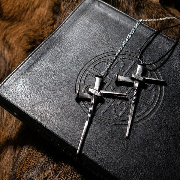 Rustic Cross Pendant - Etsy