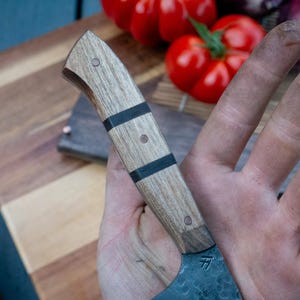 Hand Forged Japanese Gyuto Kitchen Knife, Hammer Pattern - Etsy