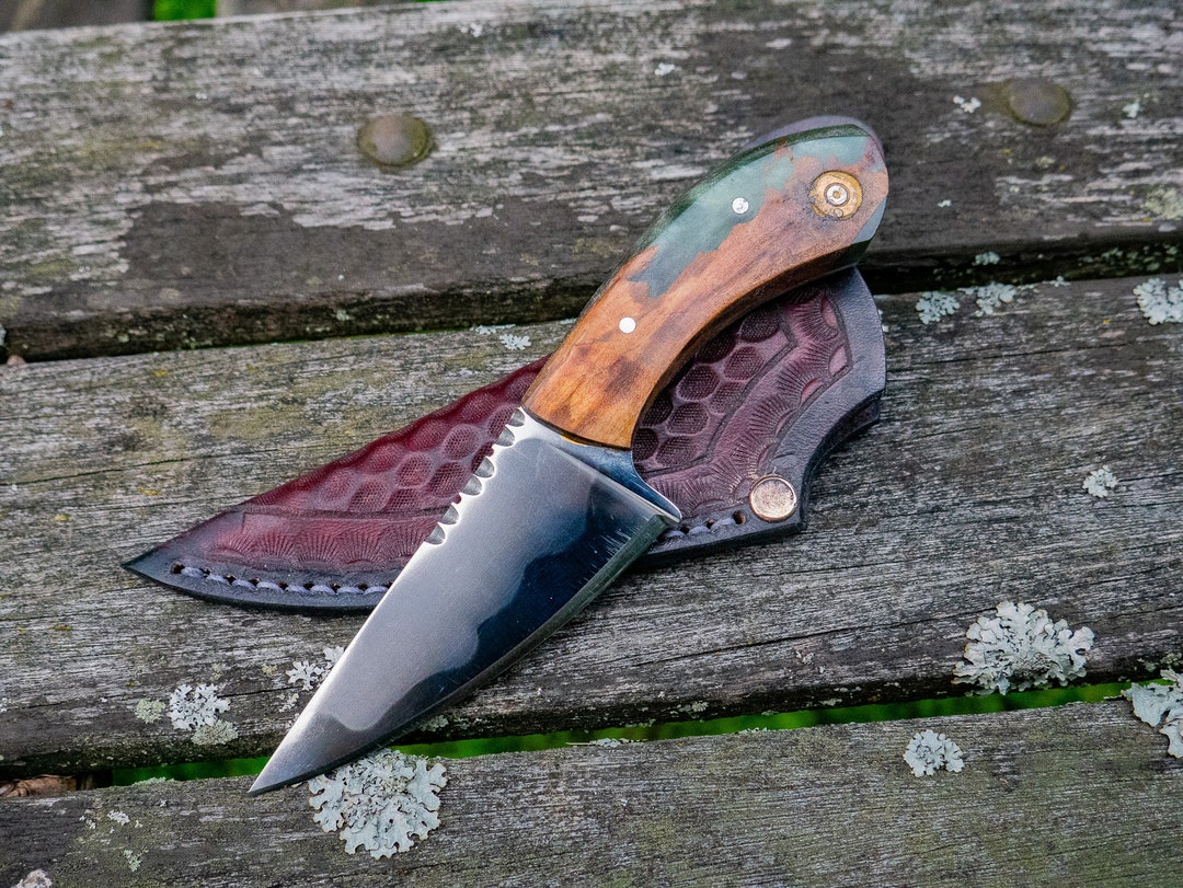 Handmade Boot Knife, With Hamon Line - Etsy