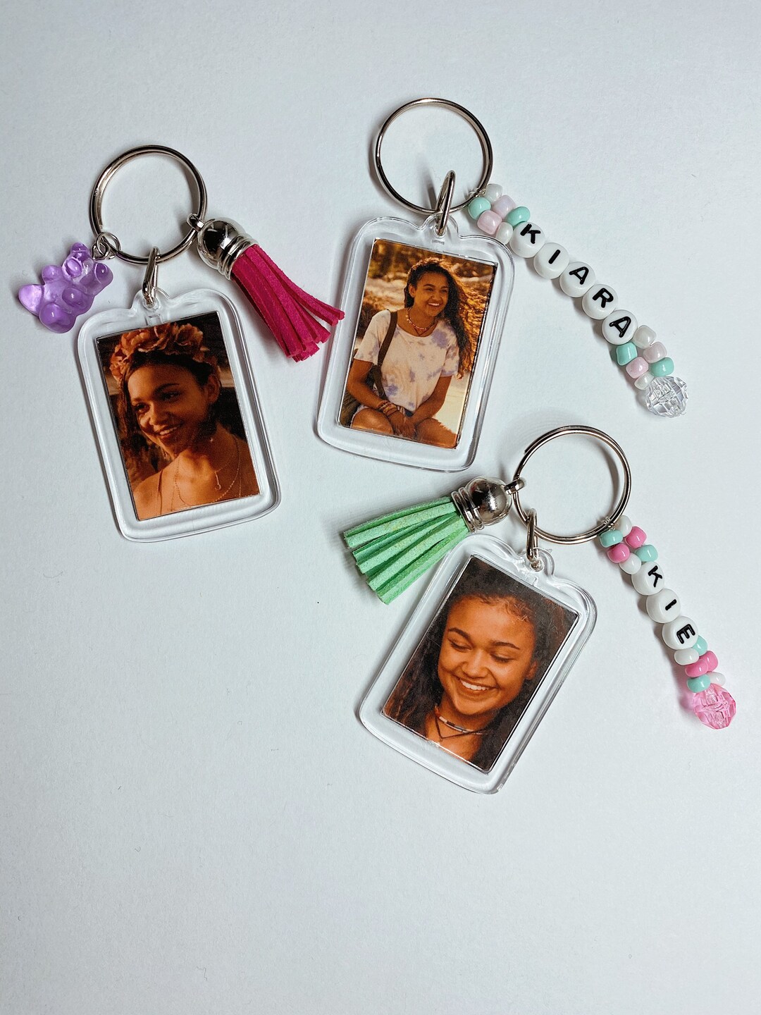Kiara Photo Keychain - Etsy