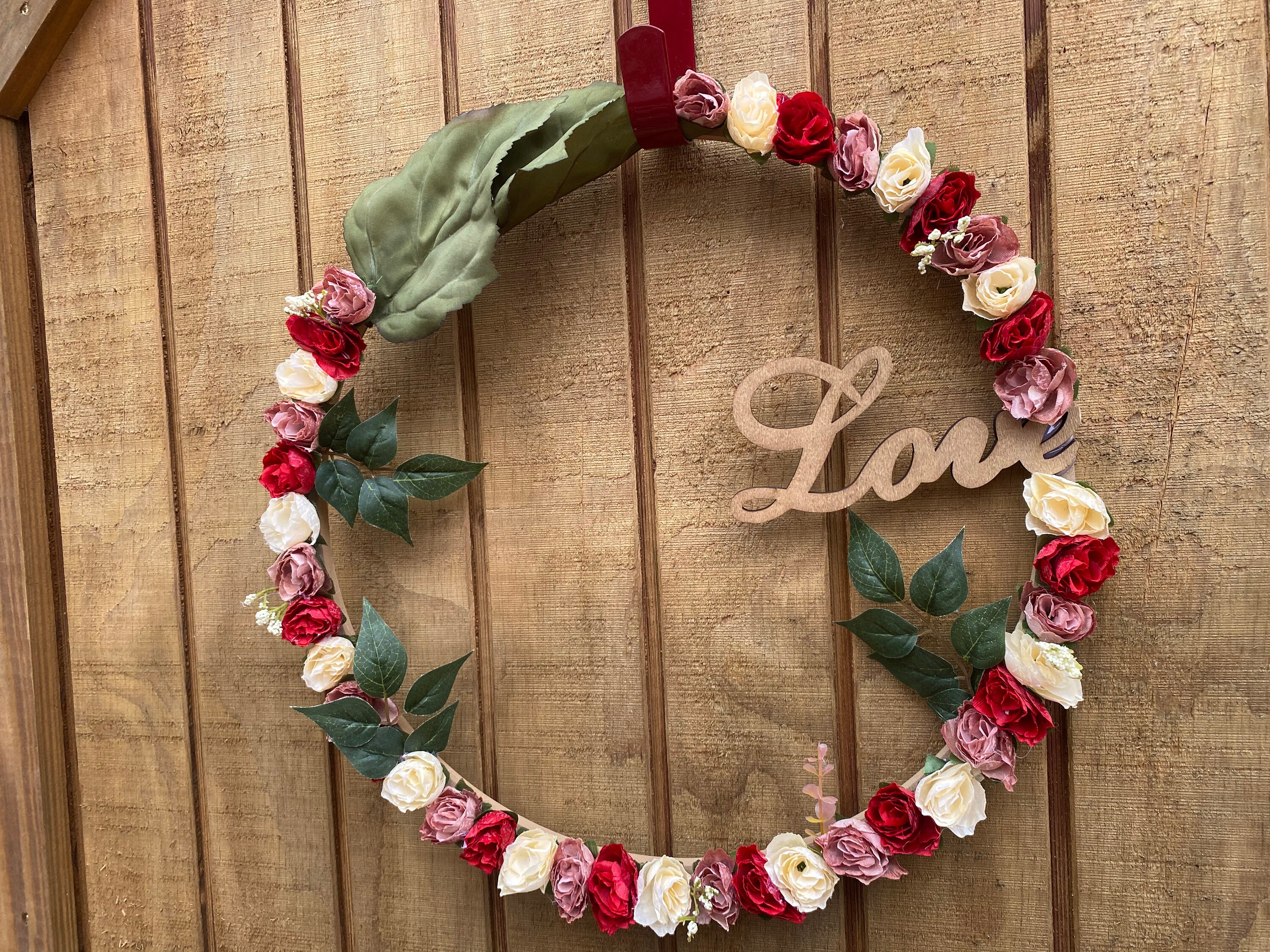 Valentine’s Roses Are Not Just Red Front Door Wreath/ Porch Decor - Etsy
