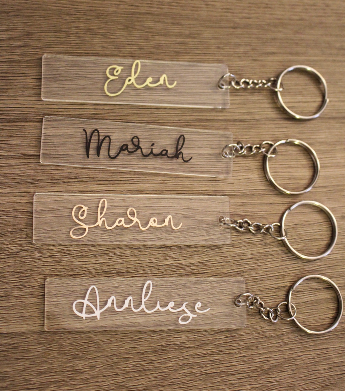 Custom Clear Keychain rectangle - Etsy
