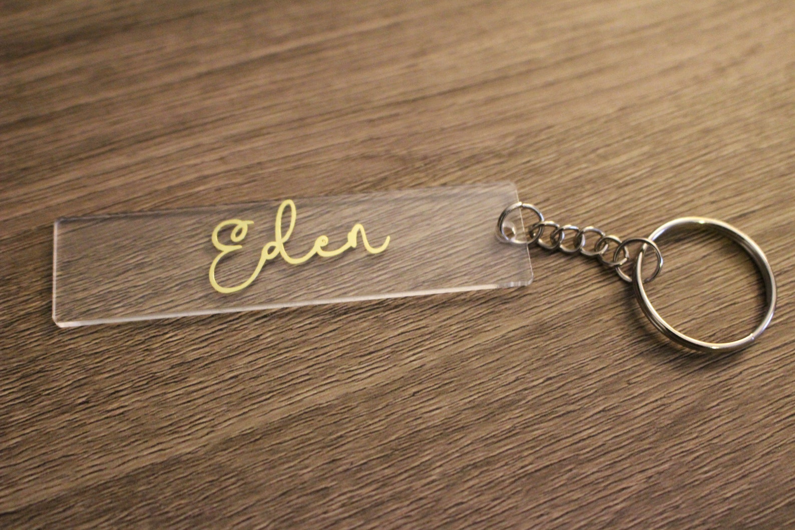 Custom Clear Keychain rectangle - Etsy