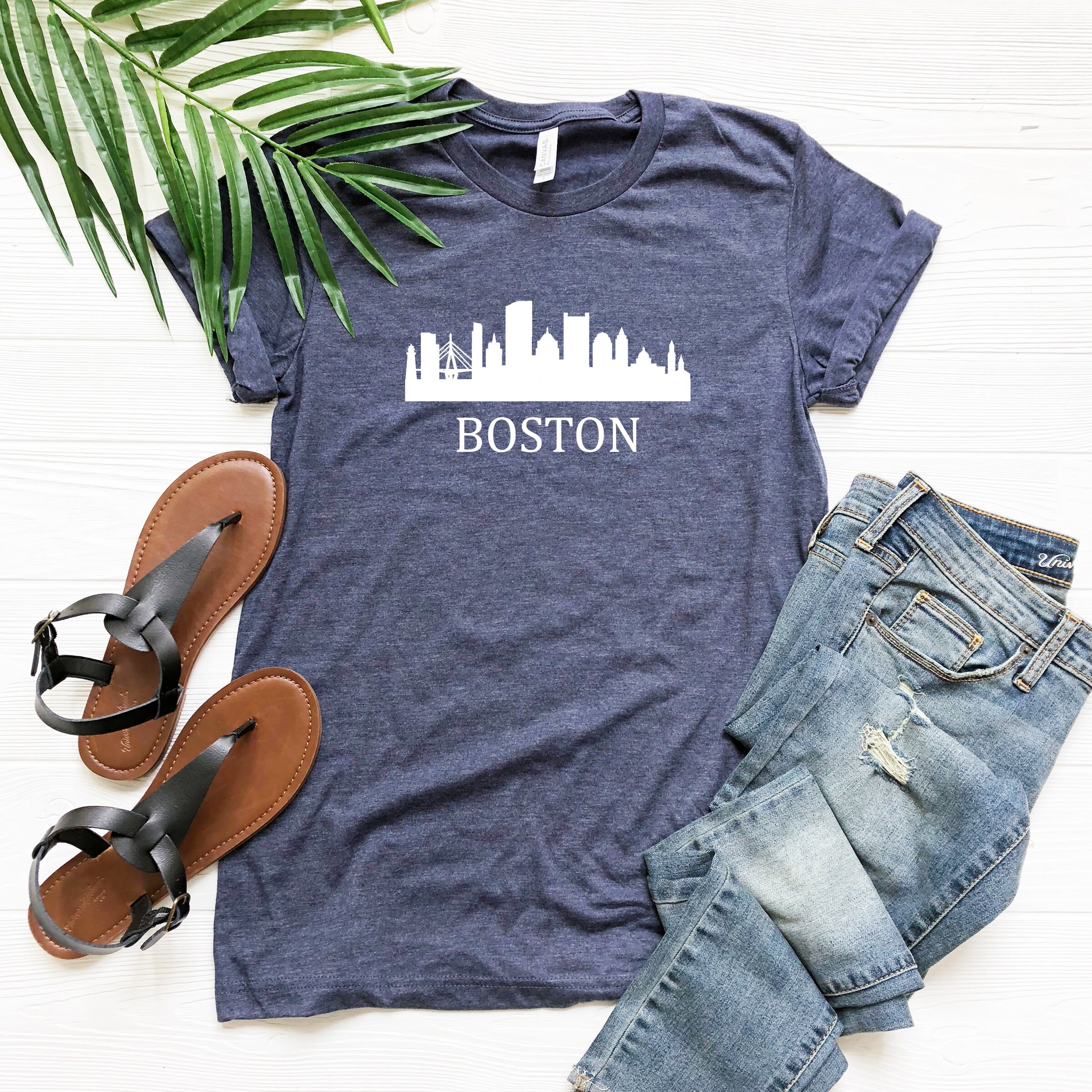 Boston T-Shirt Boston City Geschenk T-Shirt Home State - Etsy.de