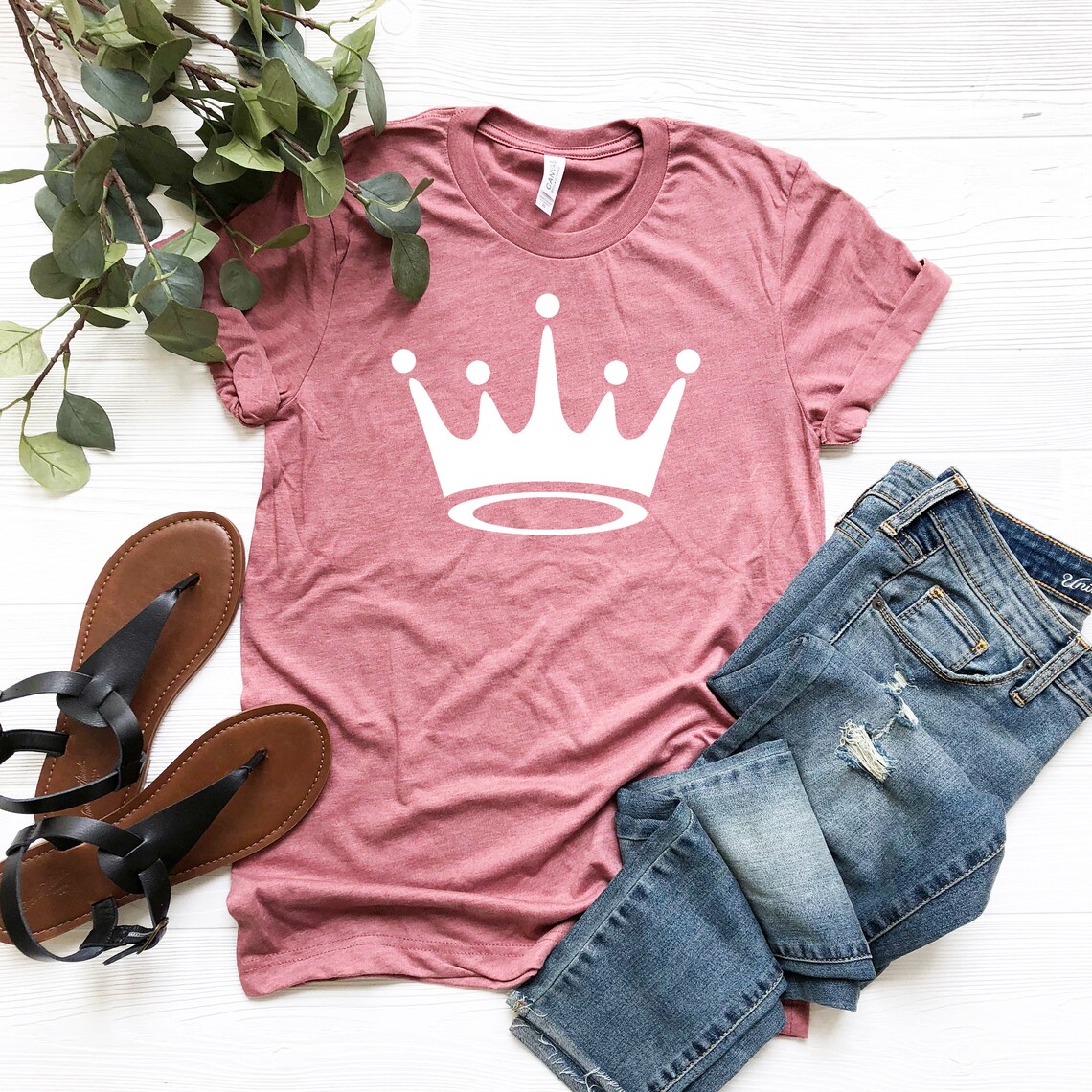 Crown T Shirt T For Queen Pageant Tshirt Queen And Crown Etsy