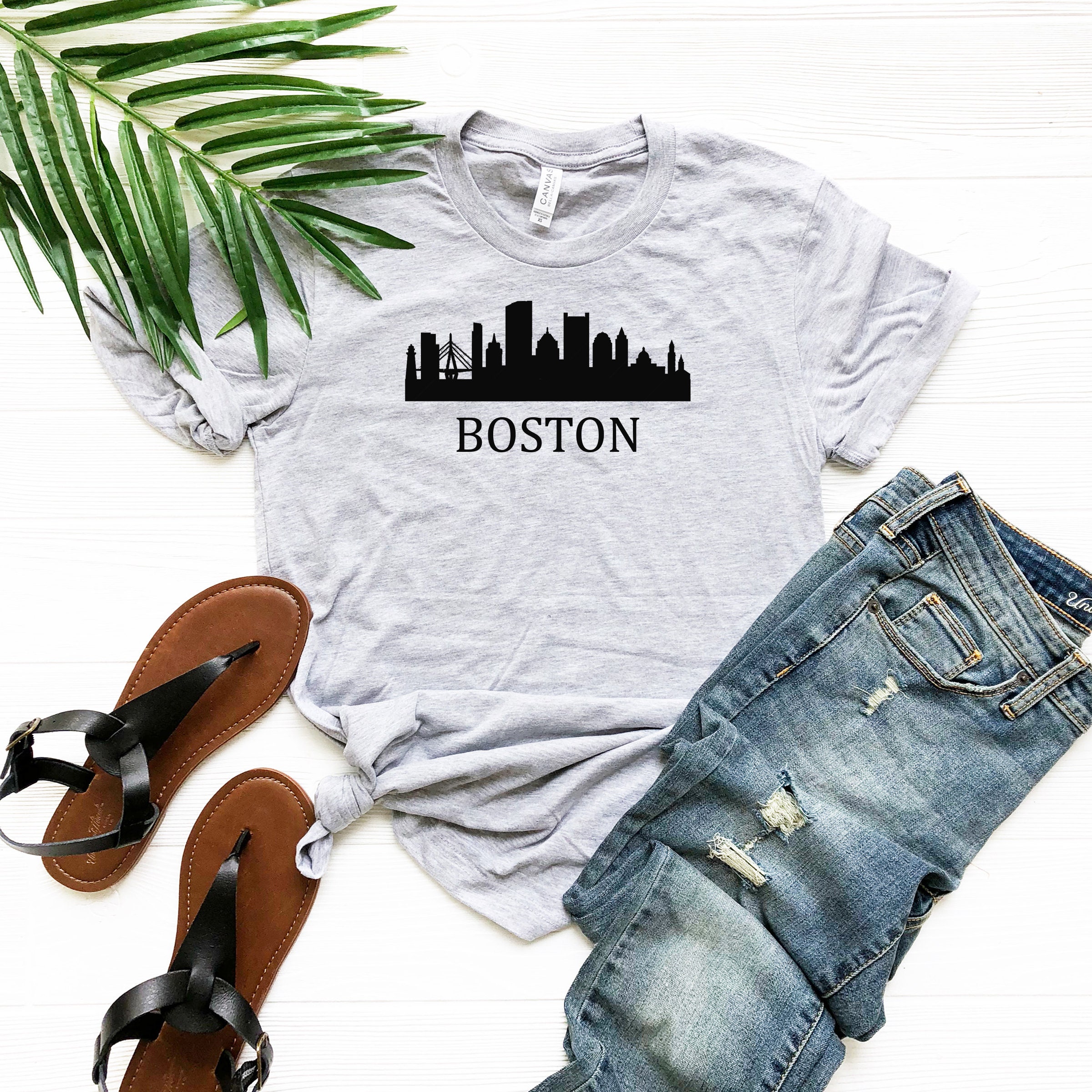 Boston T-Shirt Boston City Geschenk T-Shirt Home State - Etsy.de