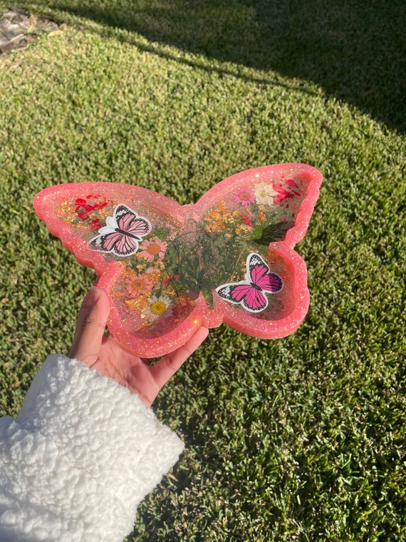 Collectibles Art & Collectibles Tobacciana Boho Pink and Gold Butterfly ...