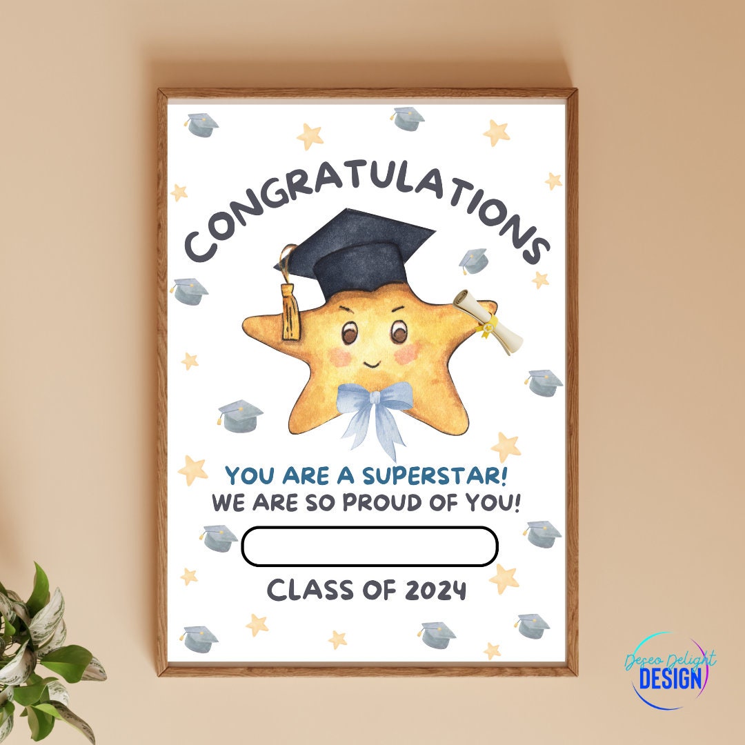 Nursery - Preschool Graduation Certificate-end of Year-class Gift-pupil ...