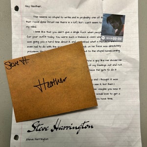 Steve Harrington Love Letter - Etsy