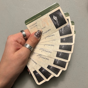 Eddie Munson School ID Card - Etsy