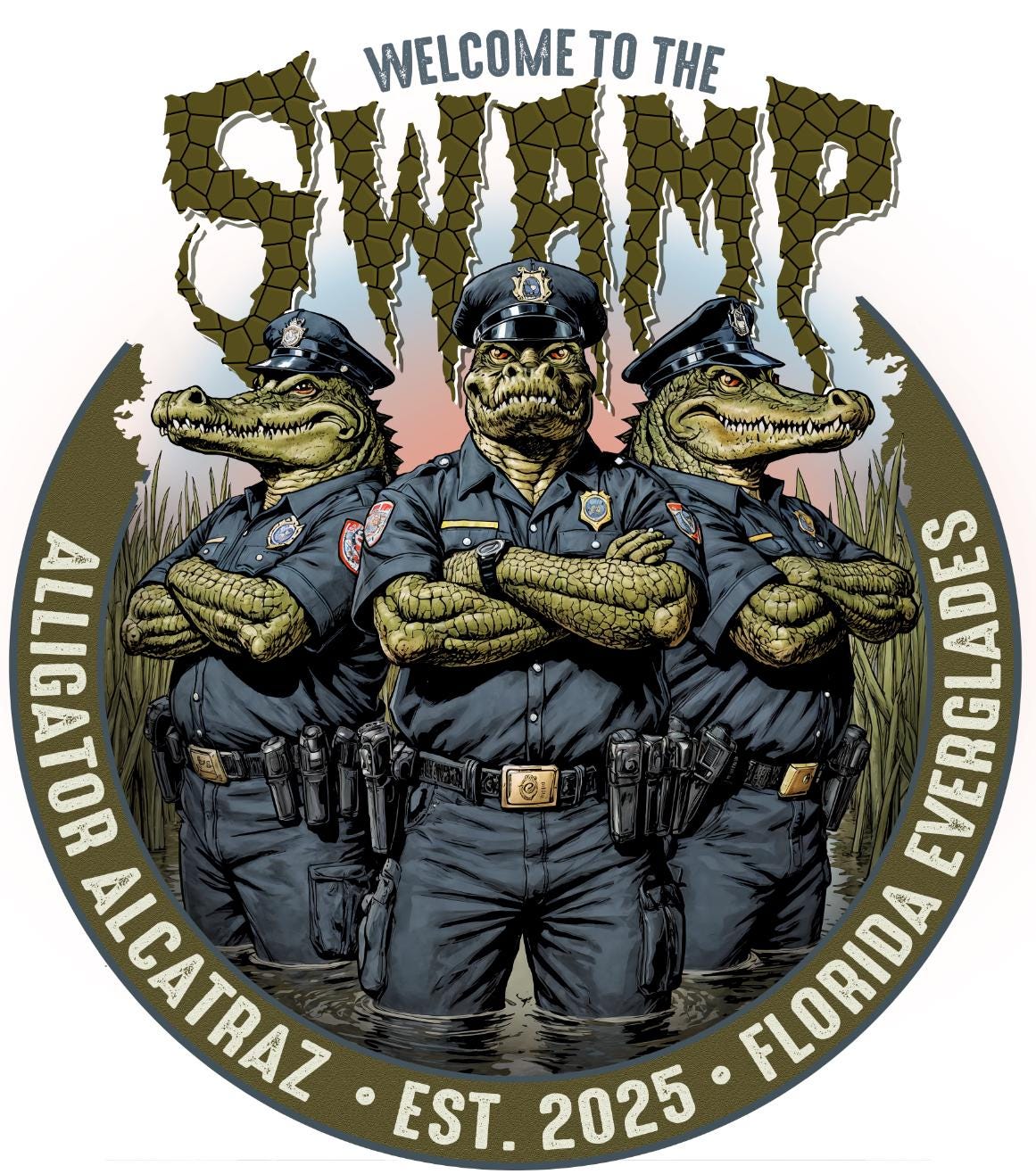 Alligator Alcatraz Florida Everglades Shirt, Funny Reptile T-shirt, Wildlife Lover Gift ...