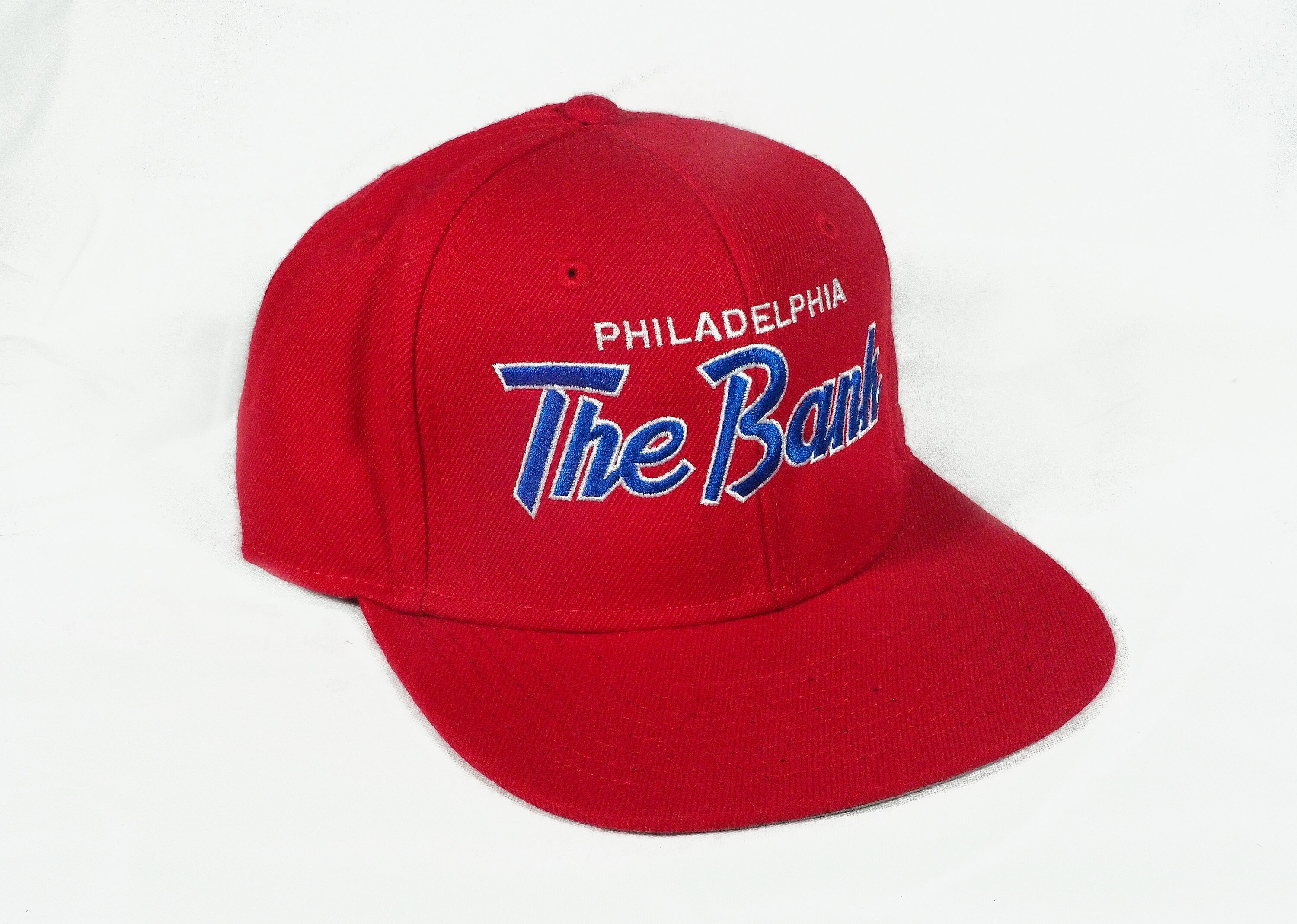 Philadelphia 90s Baseball Hat | the Bank Vintage Style Embroidered Red ...