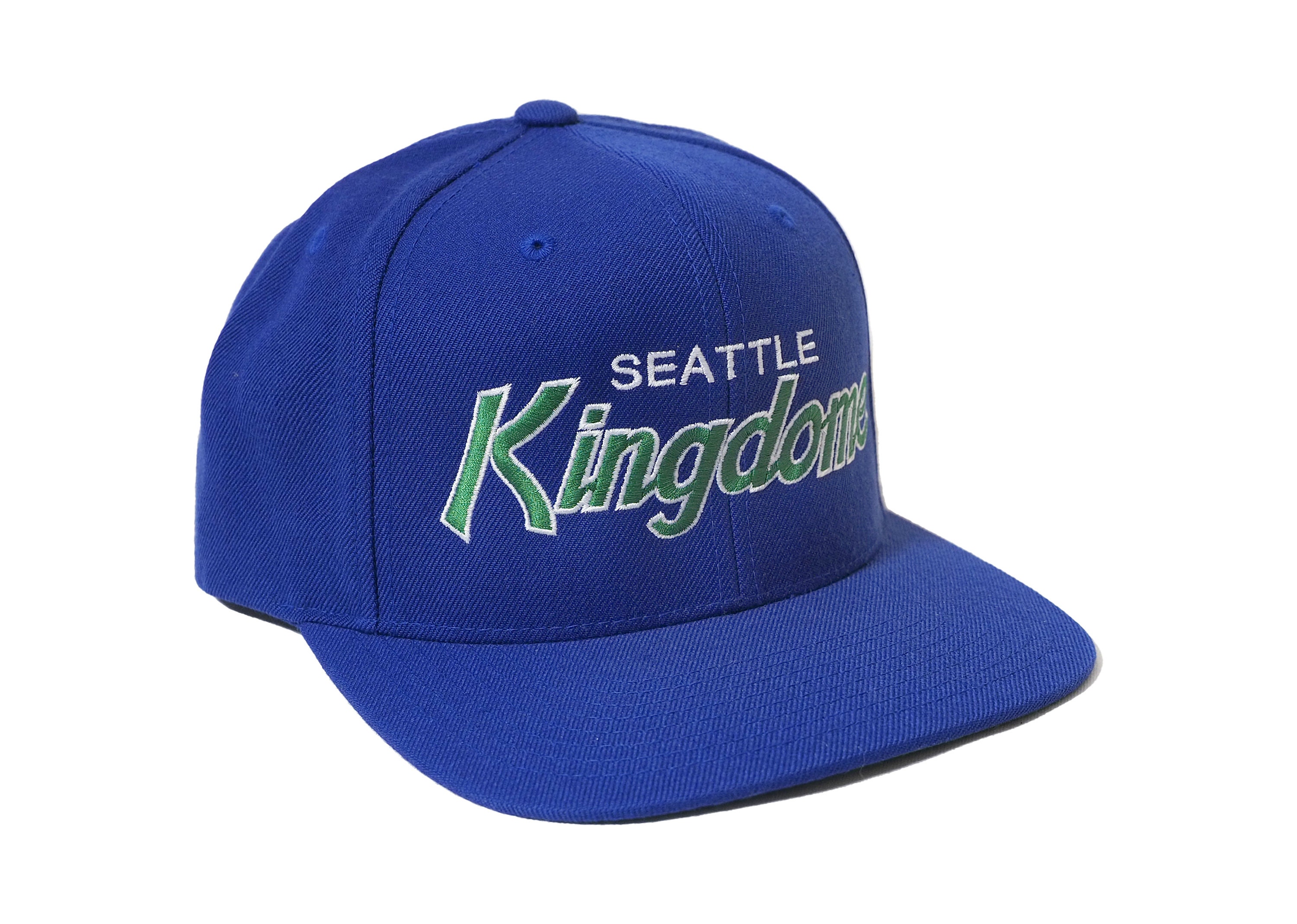 Seattle 90s Hat | the Kingdome Embroidered Blue Football Snapback Cap ...