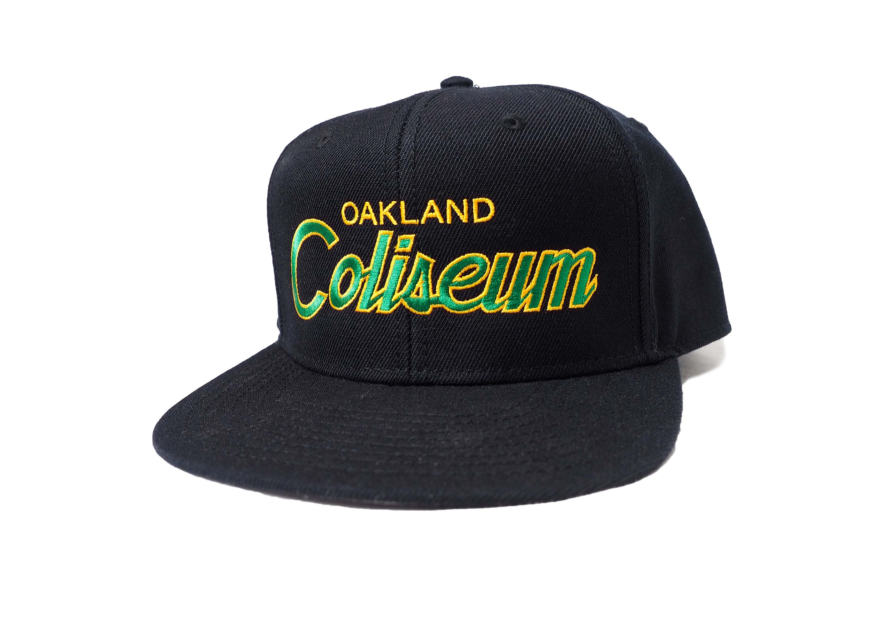 Oakland 90s Baseball Hat | the Coliseum Vintage-style Embroidered Black ...