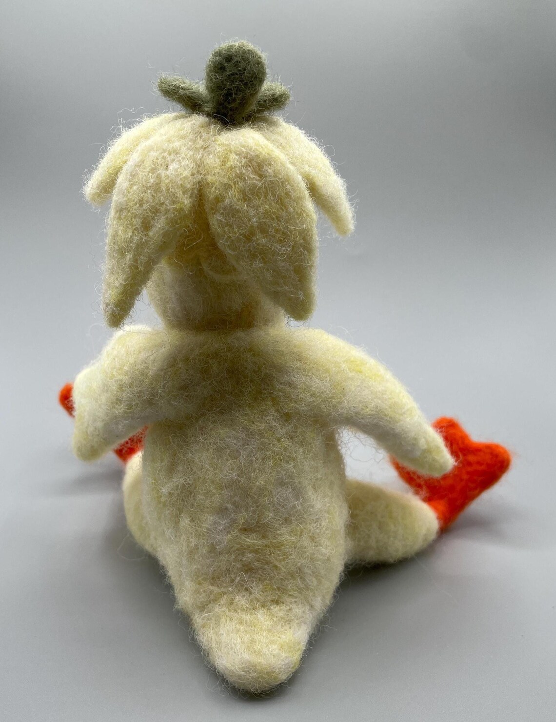 Robbie the Needle-felted Duck With Flower Hat. Wetland Animals. Wool ...