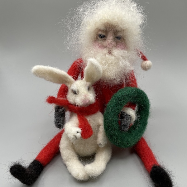 Felt Santa - Etsy