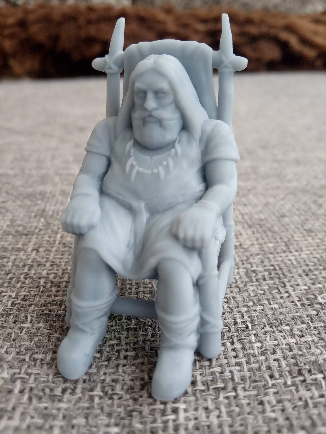 Fan Made Stone Age Start Player Figure "village Chief" - Etsy