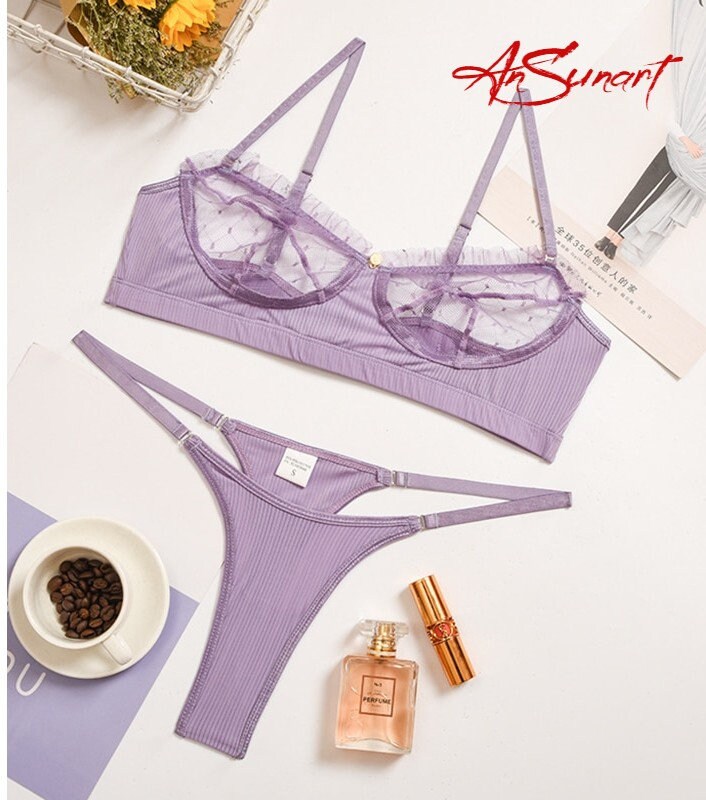 HOT Ruffle Lace Lingerie Set Sexy Women's Underwear | Etsy