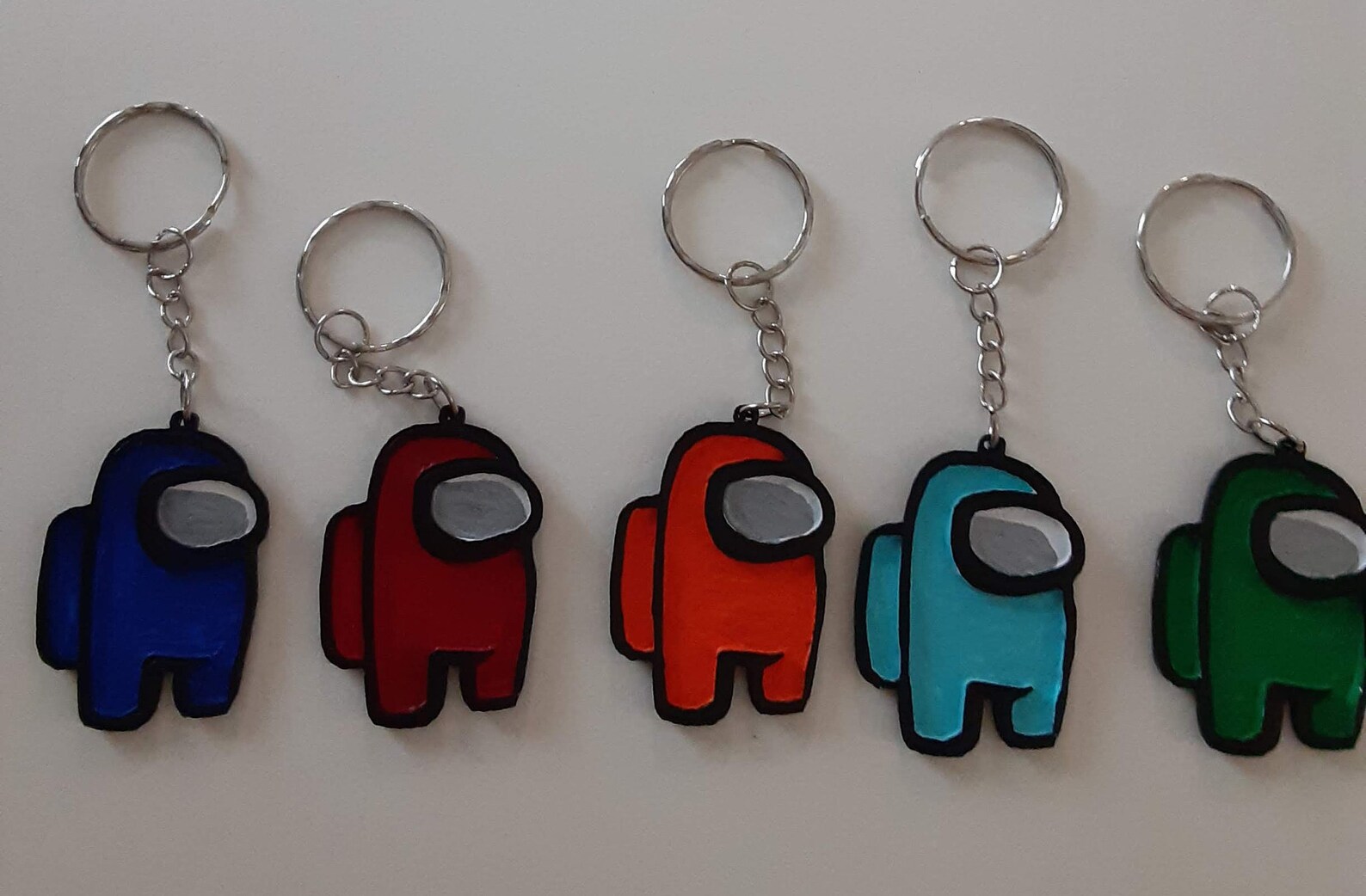 Among Us Character Keychains | Etsy
