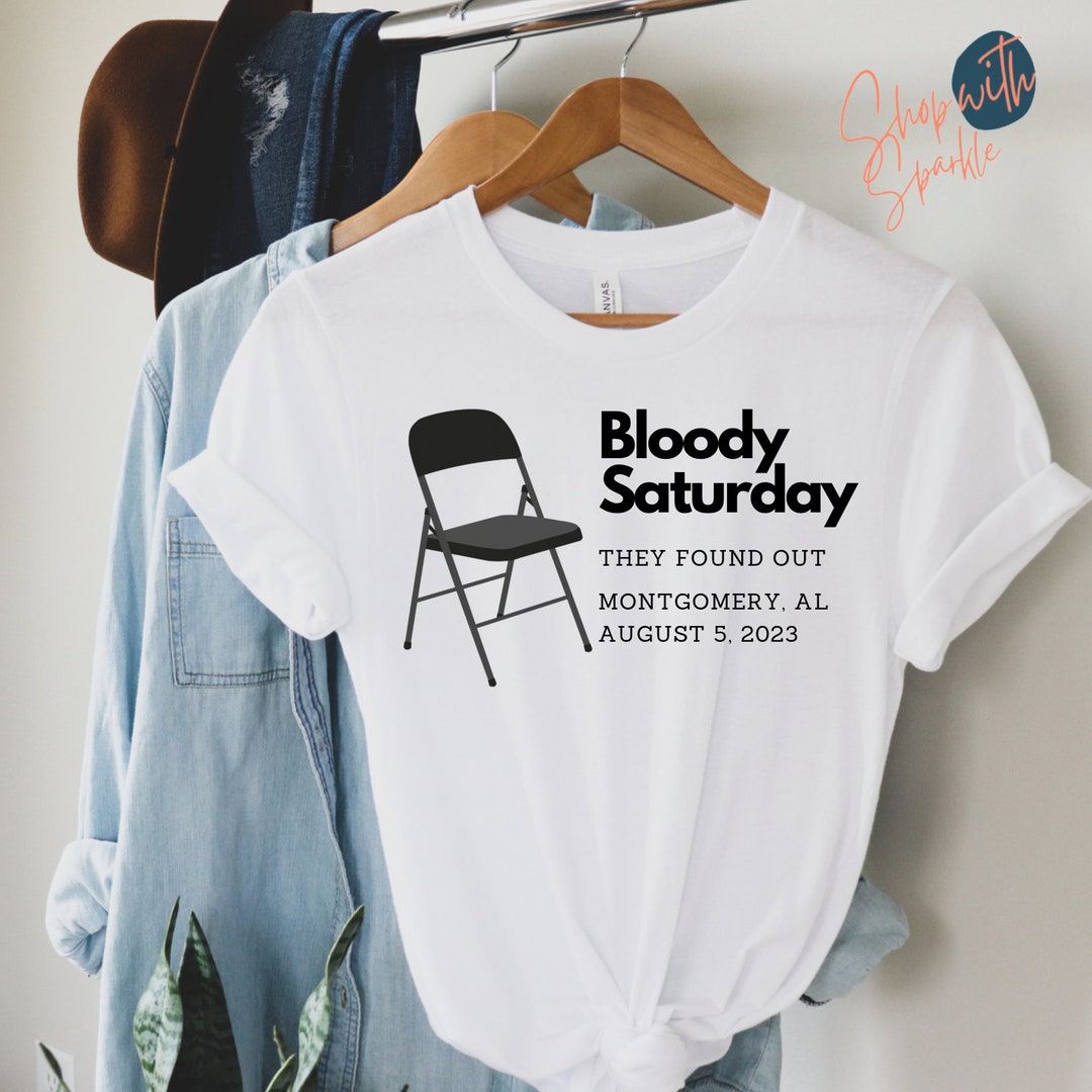 Bloody Saturday Tee Bloody Saturday Montgomery Montgomery - Etsy