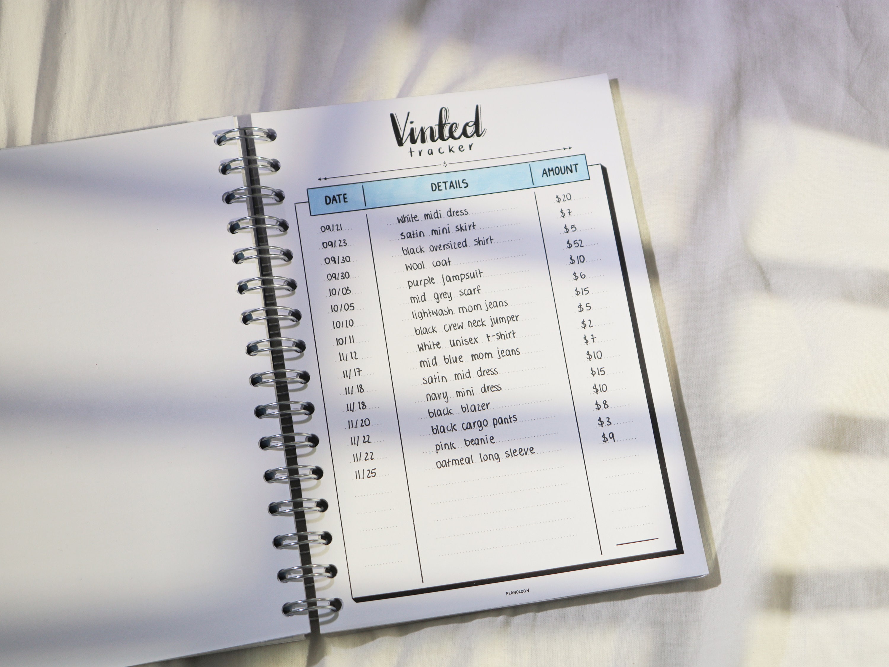Printable Vinted Sales Tracker | A4 & A5 | Sales Template | Sales ...