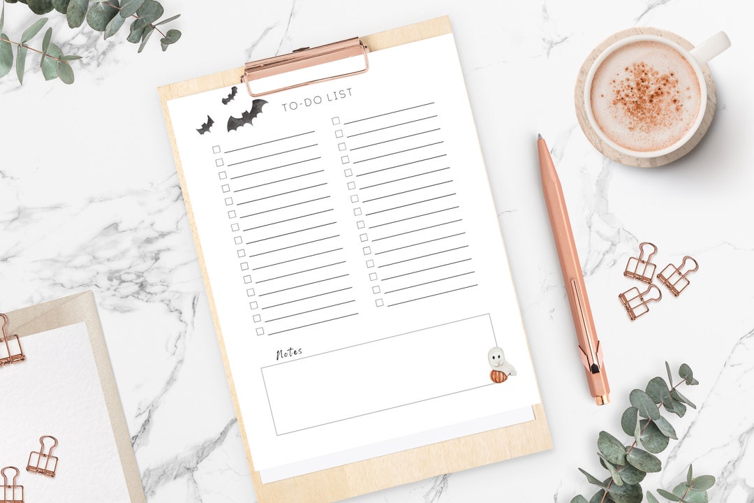 Spooky Season to Do List PDF - Etsy
