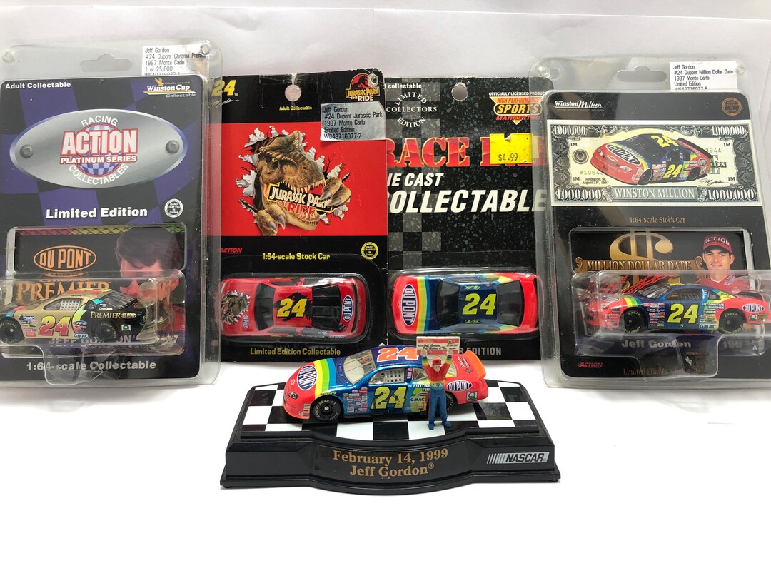 Jeff Gordon #24 Collection NASCAR Lot of 5 Hasbro Action Racing 1:64 ...
