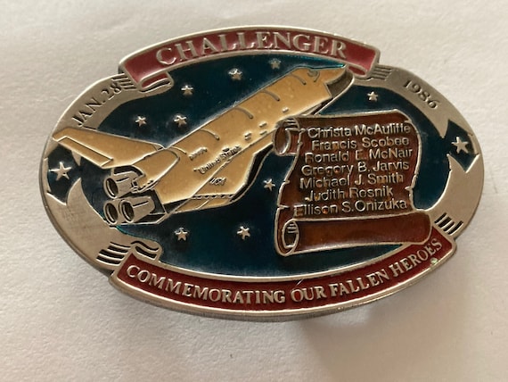 Space Shuttle Challenger belt buckle amazing detailed… - Gem