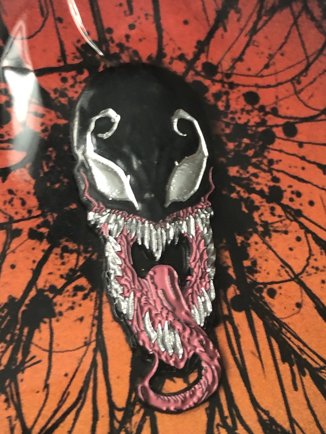 Venom Enamel Collectible Pin Loot Crate 5th Pin Villains Spider Verse ...