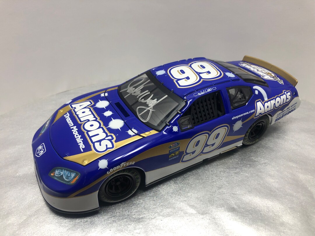 Michael Waltrip AUTO #99 Aaron’s Nascar Team Caliber 1/24 Diecast Very ...