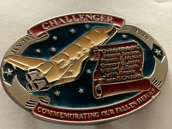 Space Shuttle Challenger belt buckle amazing detailed… - Gem