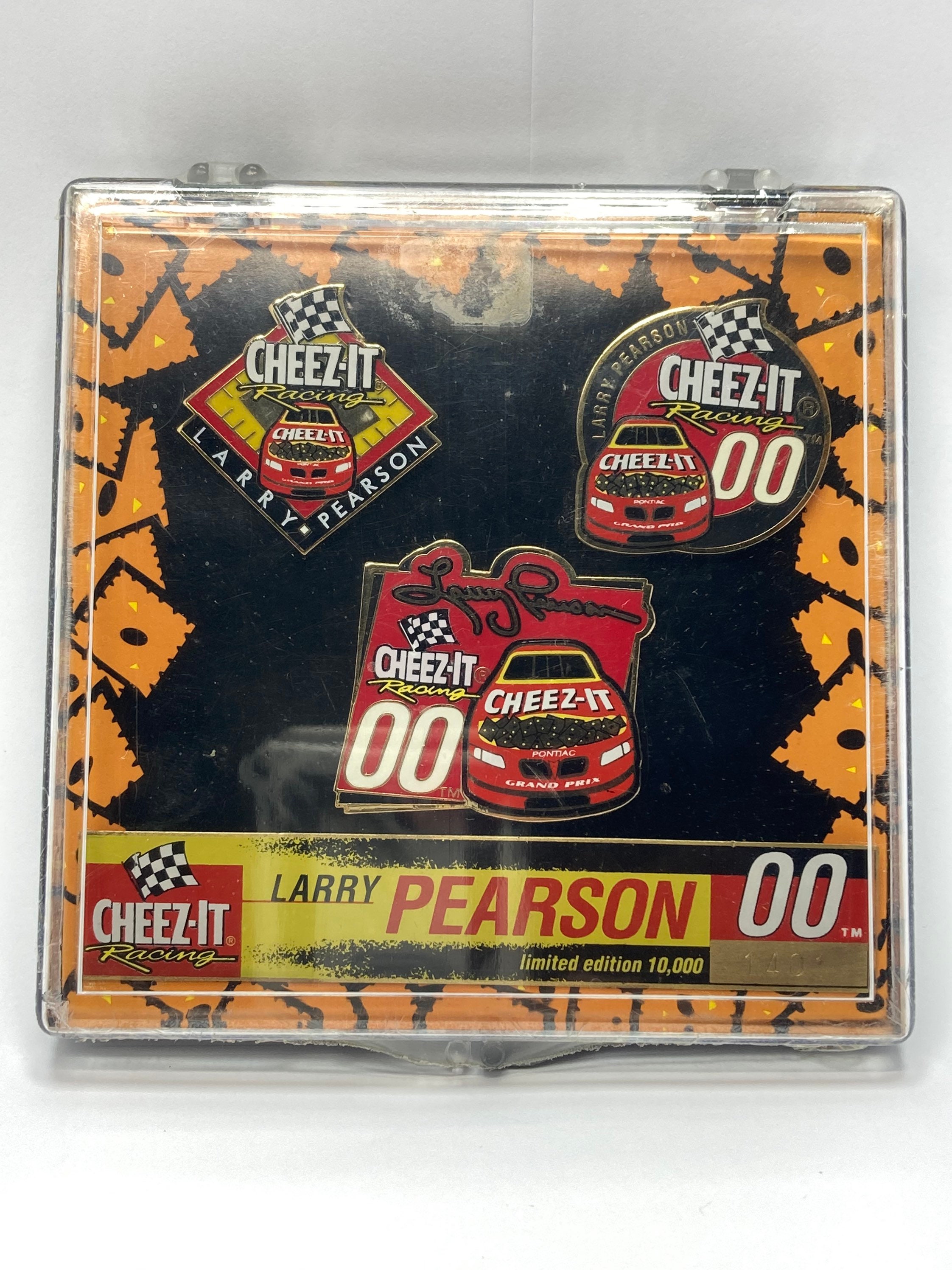 Cheese-it Larry Pearson Racing Car 3 Pin Set Nascar Team Sealed LE ...