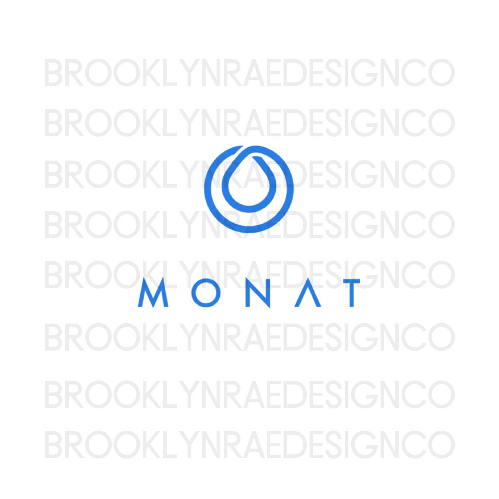 Monat full logo and symbol with transparent background | Etsy