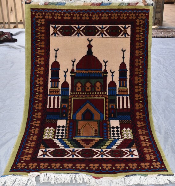 Vintage Prayer Rug 4.6 X 2.10 Ft Special Discount High - Etsy