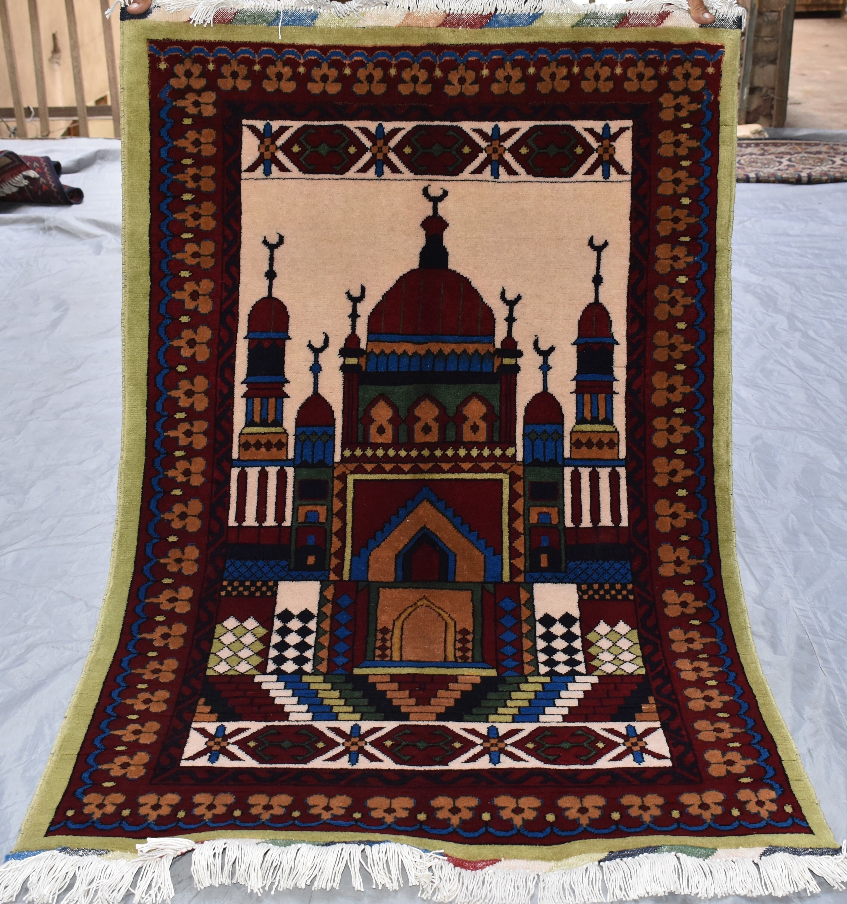 Vintage Prayer Rug 4.6 X 2.10 Ft Special Discount High - Etsy