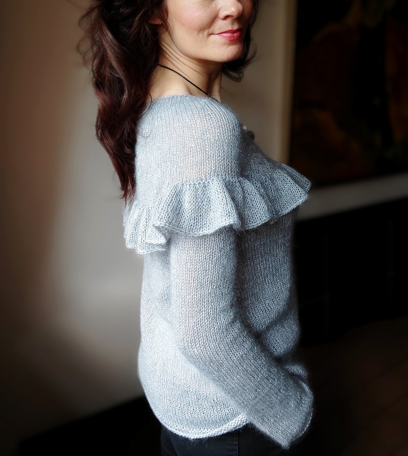 Little Dove PDF Sweater Knitting Pattern Woolycottage, English and ...