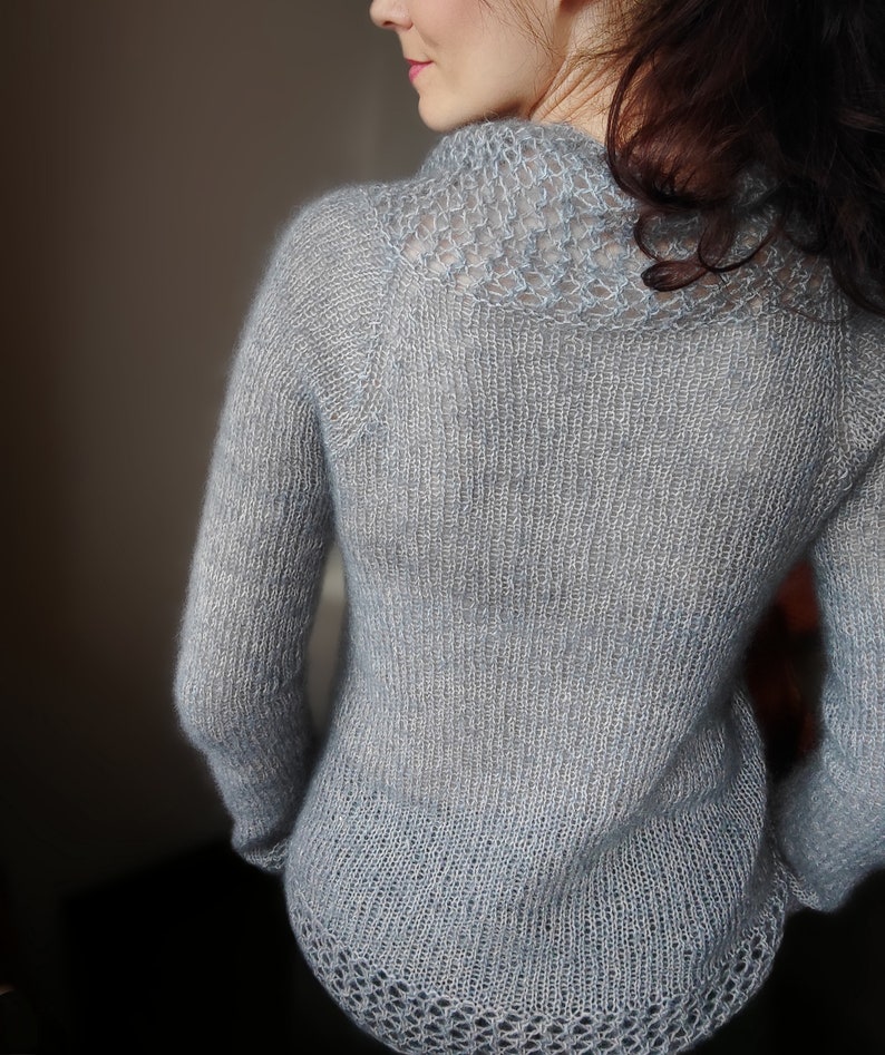Knitting Pattern Bottom-up Sweater in the Round Pullover | Etsy